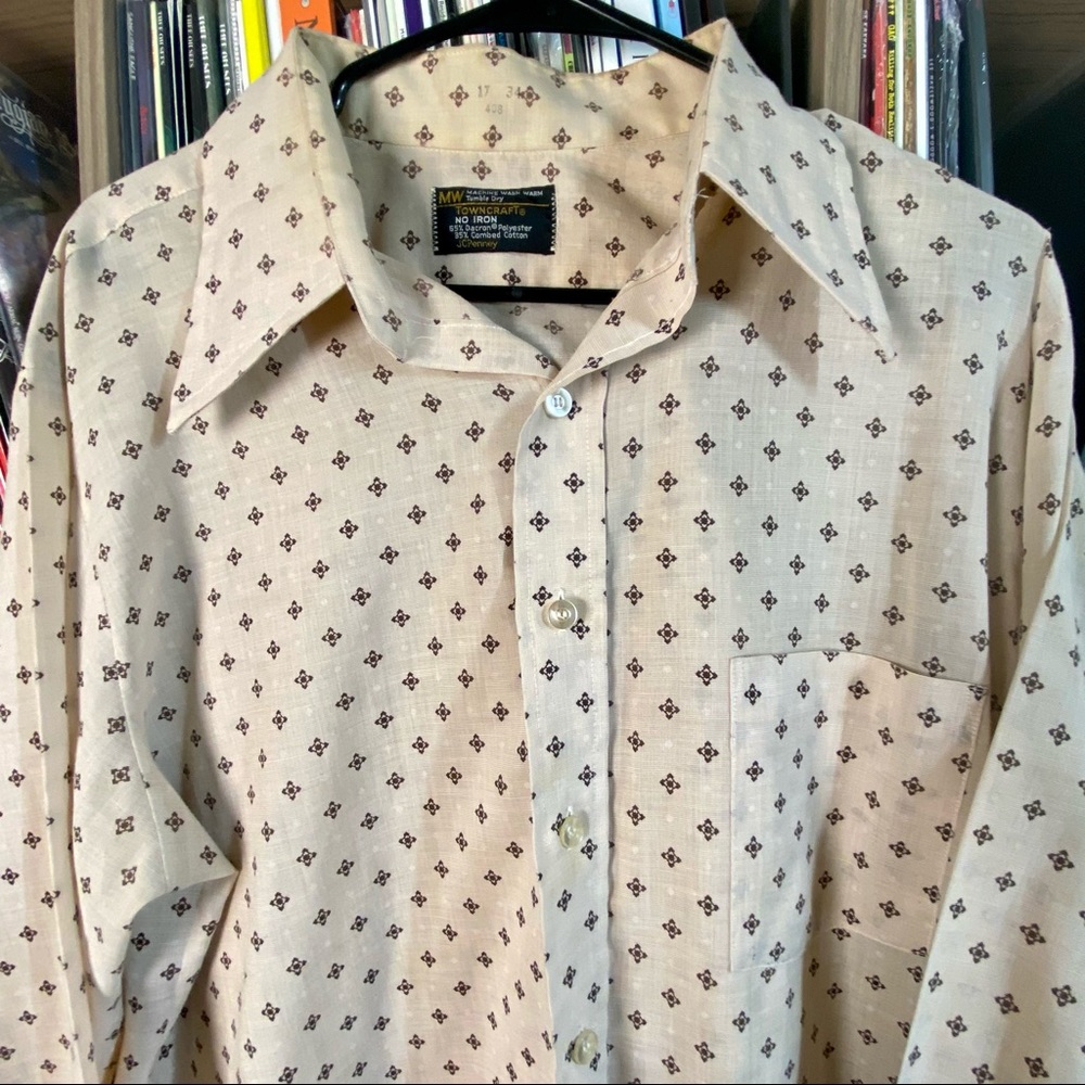 60s 70s Men’s Vintage Button Up - Gem